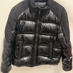 Moose Knuckles | Jackets & Coats | Moose Knuckles Shiny Black Puffer ...